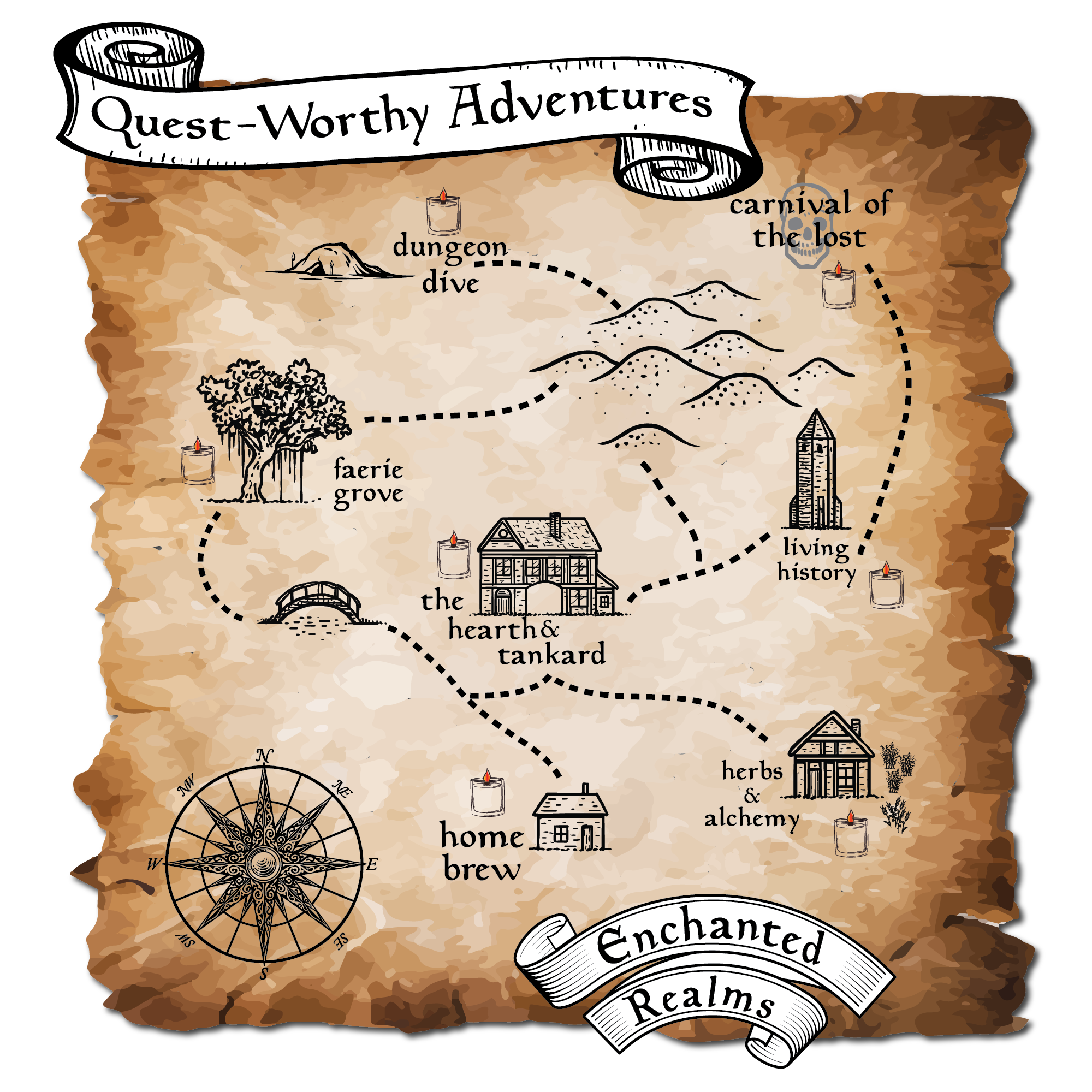 Quest-Worthy Adventures – Card Board Tables
